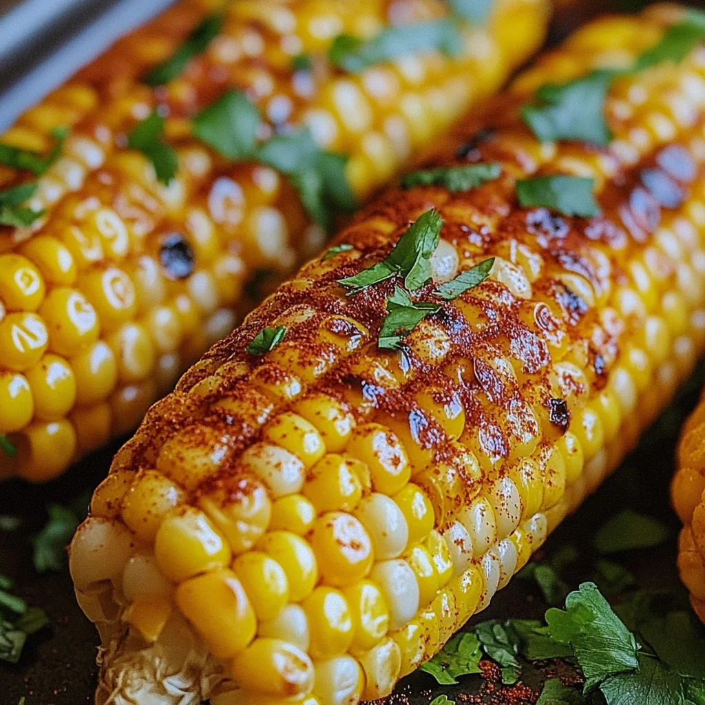 Smoked Paprika Garlic Butter Corn on the Cob