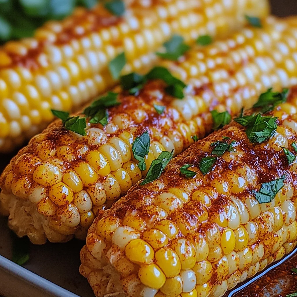Smoked Paprika Garlic Butter Corn on the Cob